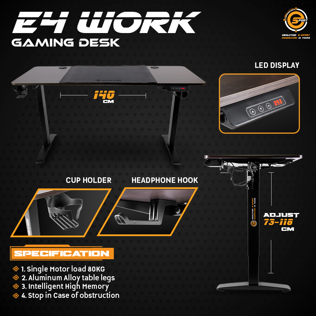 Neolution E-Sport Gaming Desk รุ่น E4WORK - Neolution E-Sport